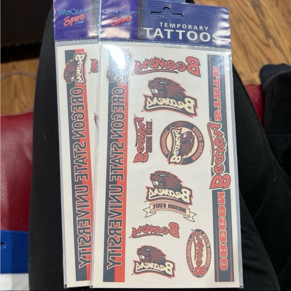 NCAA | Makeup | Oregon State University Temporary Tattoos | Poshmark